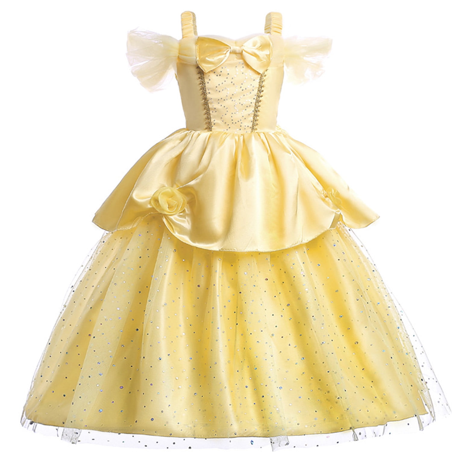 Click here for Ekids Girls Belle Princess Dress Tulle Dress Up Co... prices