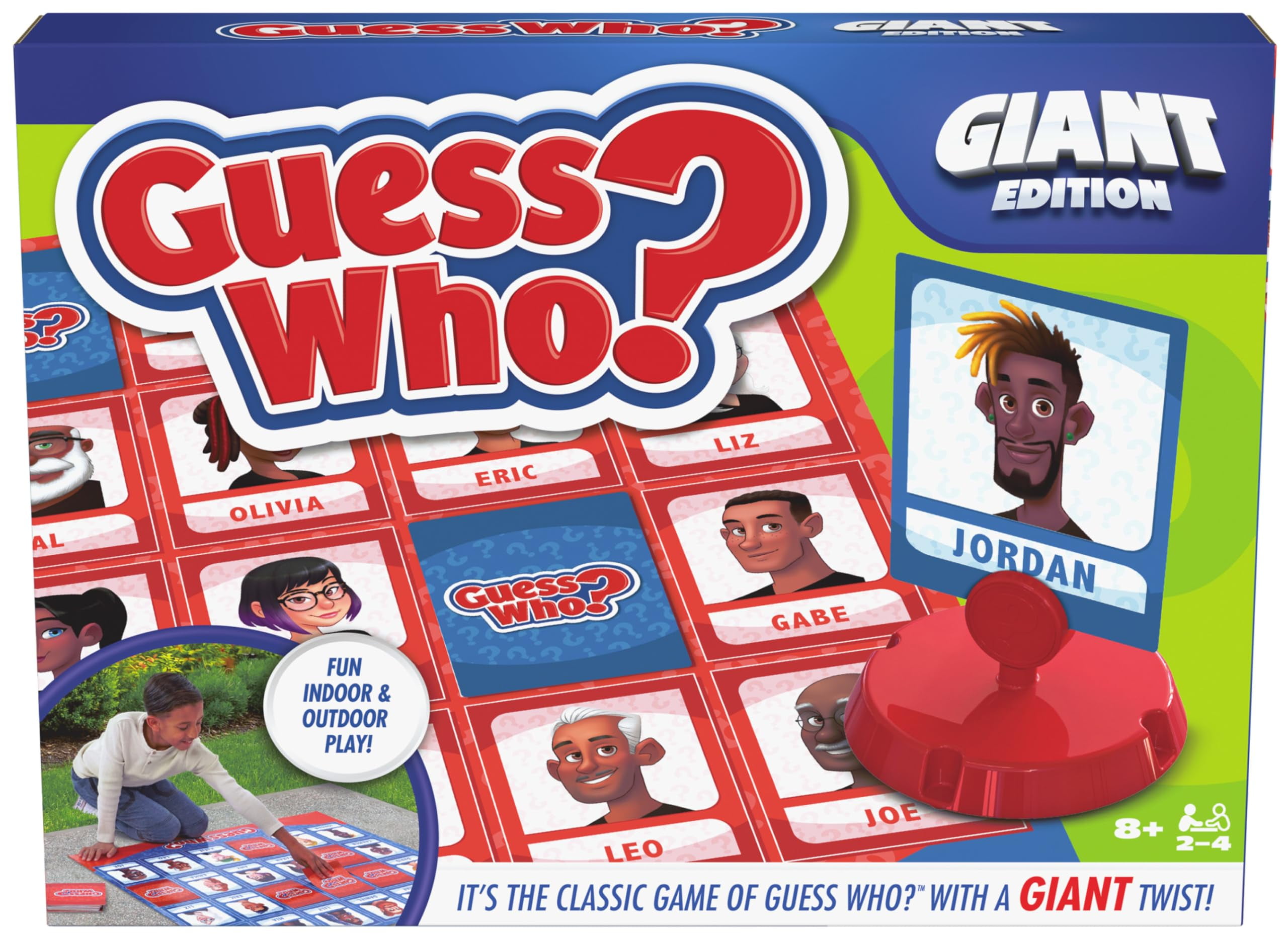 Juego de mesa Spin Master Games ¿Adivina quién? Edición gigante 8 ...