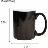 Funny Coffee Mug, Caliamary Ceramic Cat Mug Cute Heat Changing Mug ...