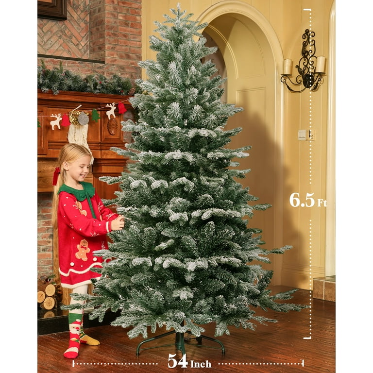 Oasiscraft 65 Ft Prelit Aspen Fir Artificial Christmas Tree With 500