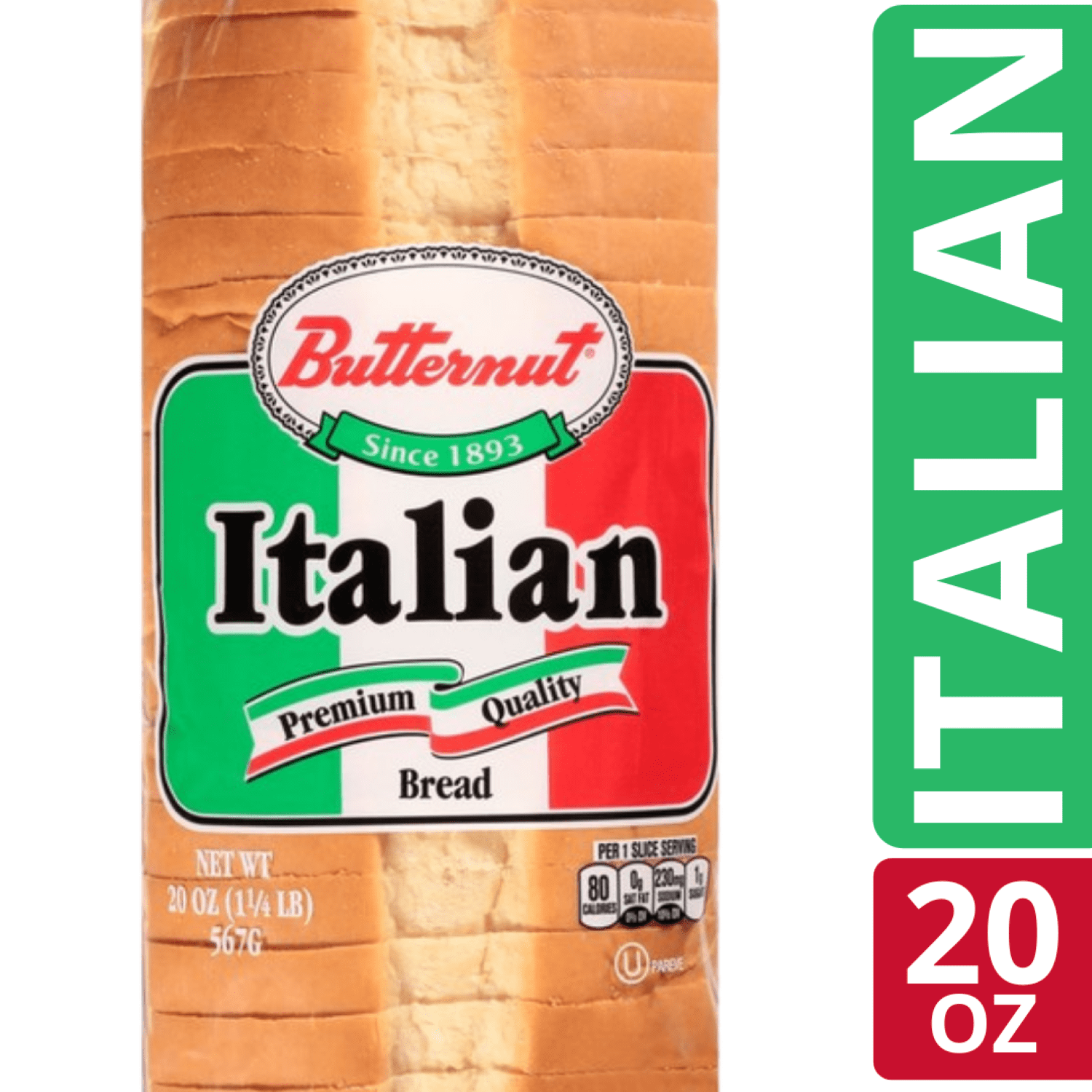 Butternut Italian Bread, 20 oz - Walmart.com - Walmart.com