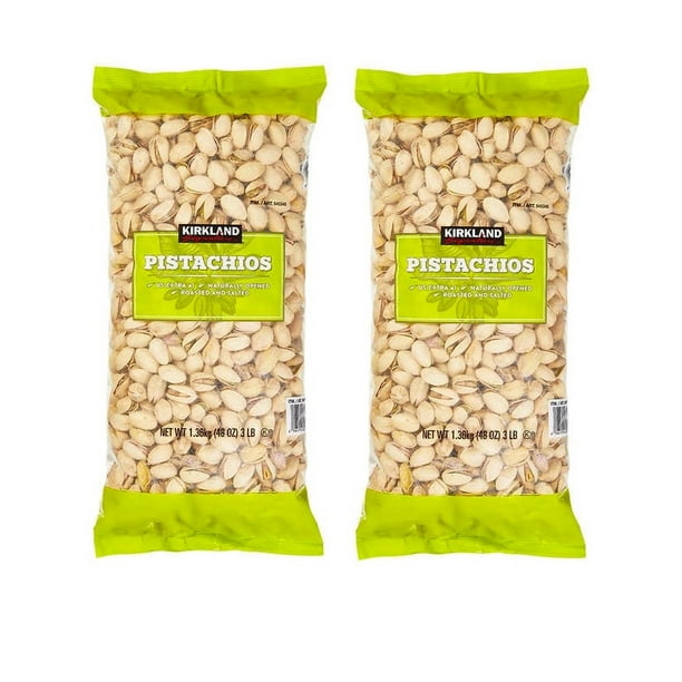 Kirkland Signature In-Shell Pistachios, 3 lbs 2PK - Walmart.com