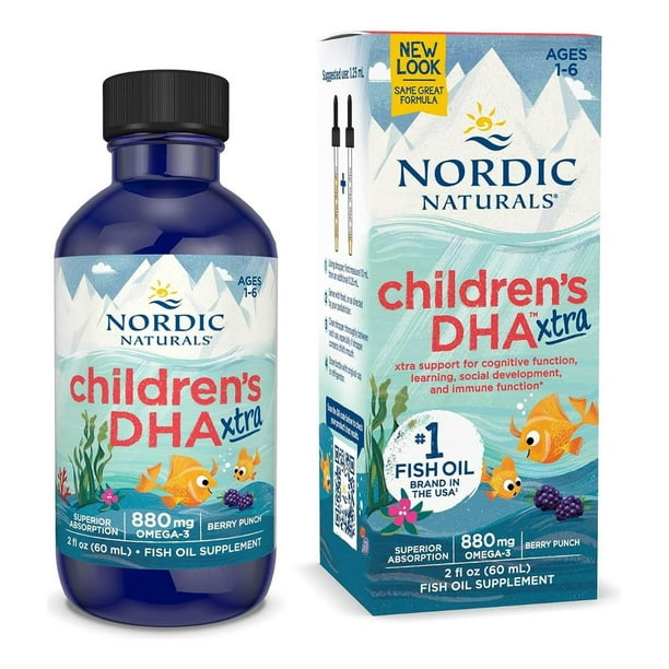 Dha Para Niños Omega 3 Epa Y Dha 60ml Gotero | Walmart en línea
