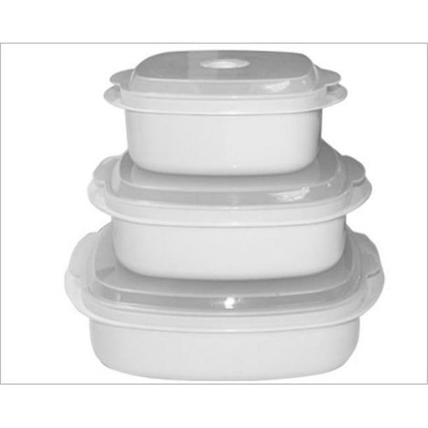 Microwave Cookware Set White - Walmart.com