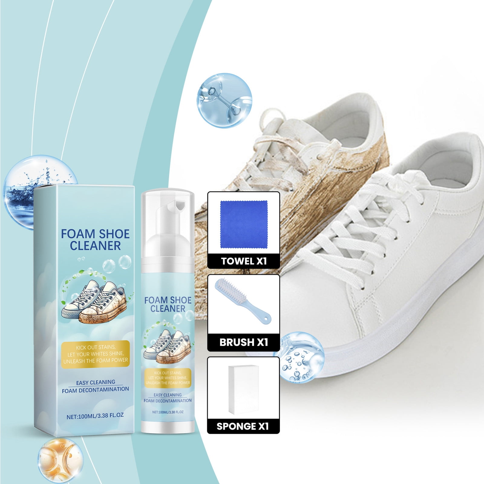 Click here for Boovnll Cleaning Supplies  White Shoes Foam Cleani... prices