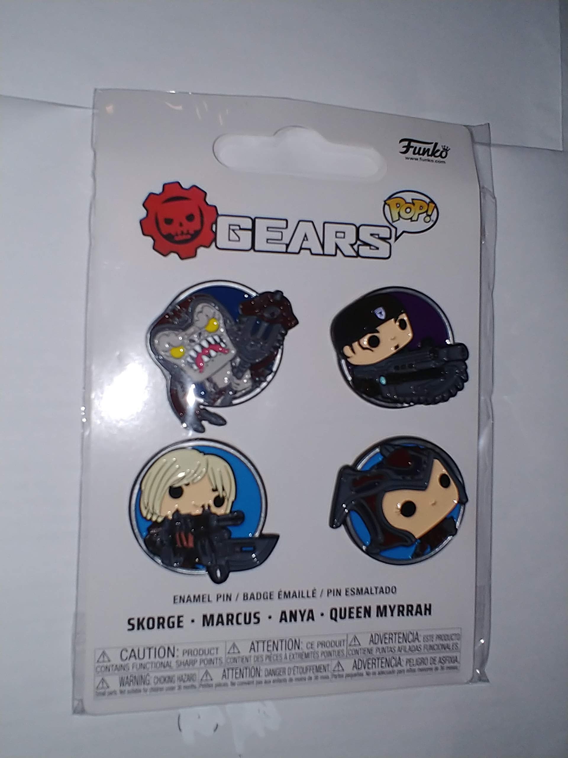 Funko Gears Pop Enamel Pin Set (4 Pins Included) - Walmart.com