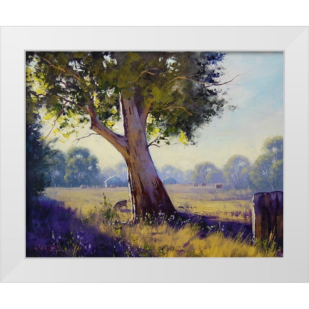 Gercken, Graham 14x12 White Modern Wood Framed Museum Art Print Titled ...