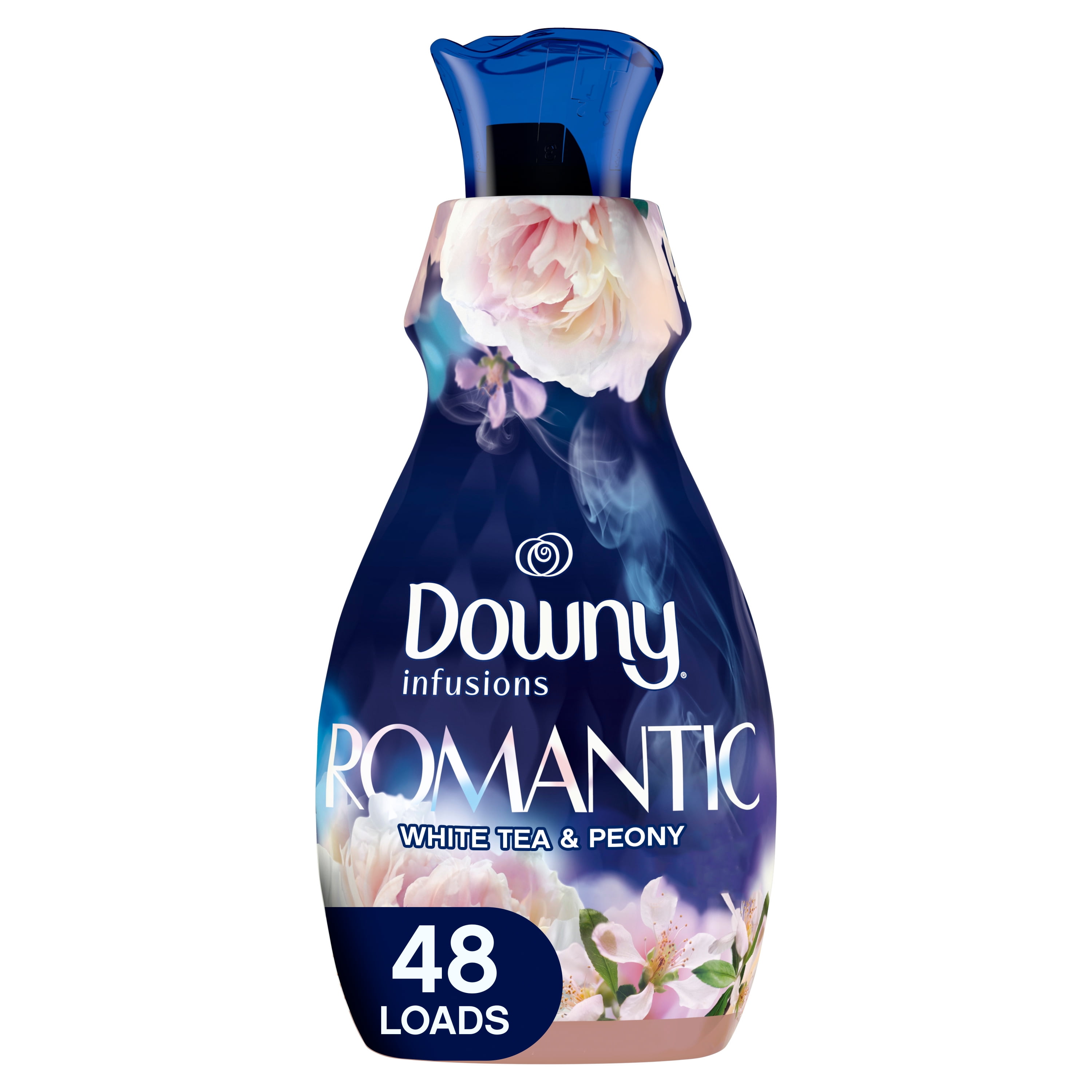 Downy Infusions Liquid Fabric Softener, Romantic, White Tea & Peony, 32 ...