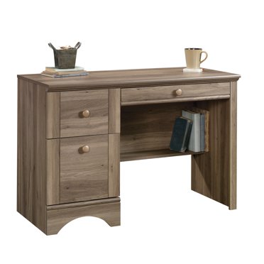 Sauder Harbor View Computer Desk with Hutch, Curado Cherry Finish ...
