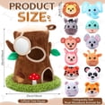 13 pieces of hide and seek dog toy set, puppy chew sound plush toys ...