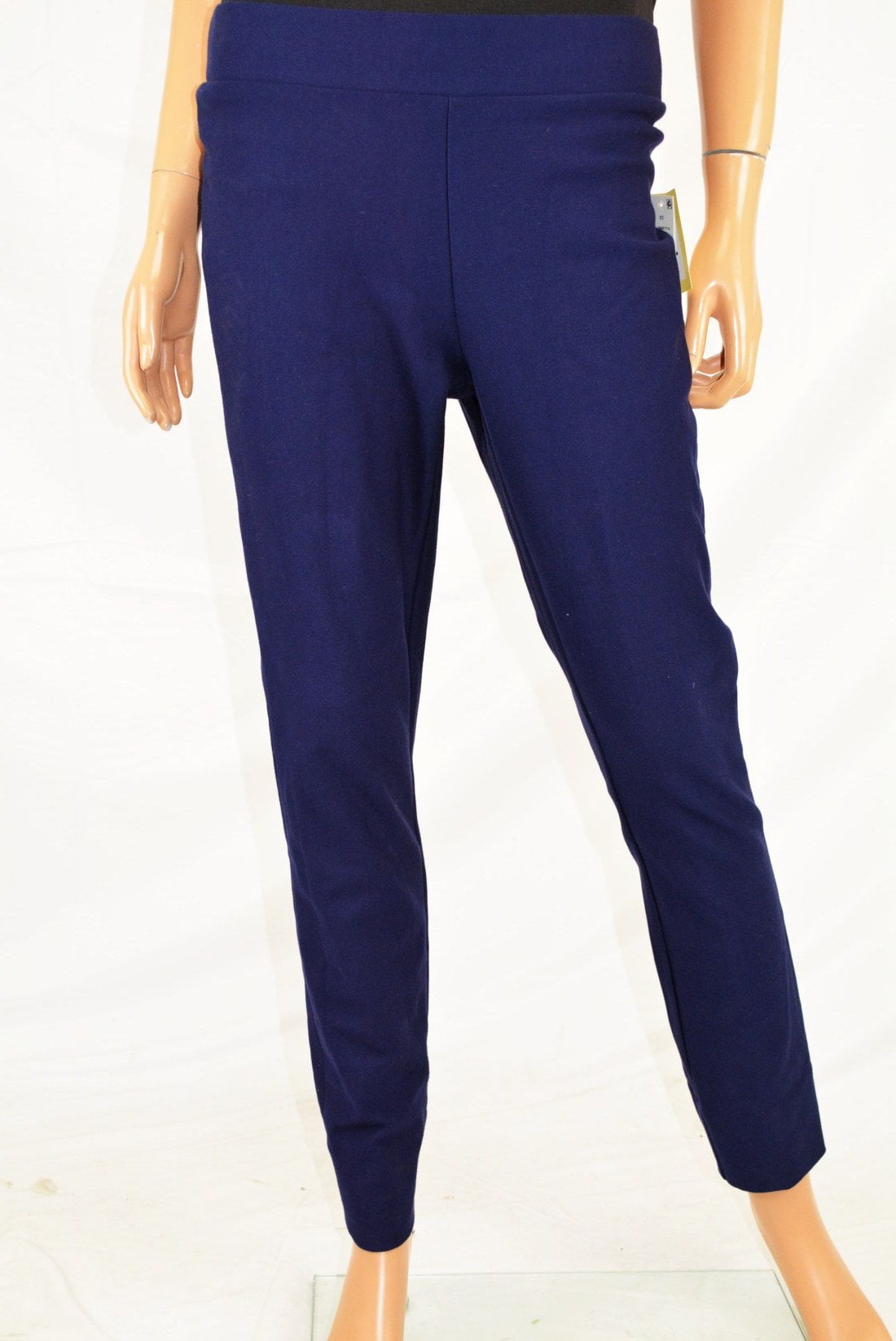 Eci Womens Stretch Blue Pull On Skinny Compression Leggings Pants M