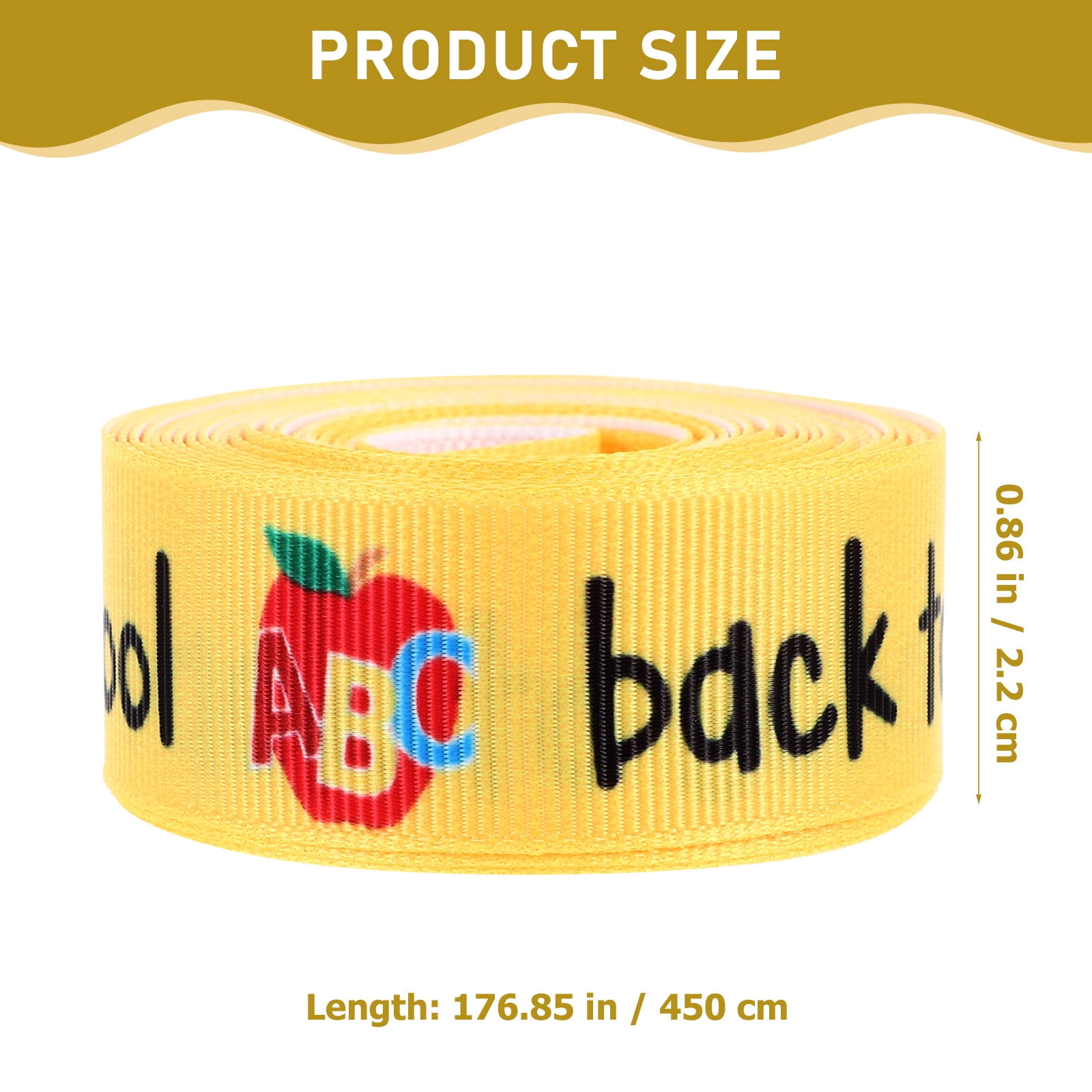 1 Roll Back to School Ribbons Back to School Themed Ribbon Wrapping ...