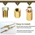 Brake Line Repair Fittings - Inverted Union, Brass Construction, For 3/ ...