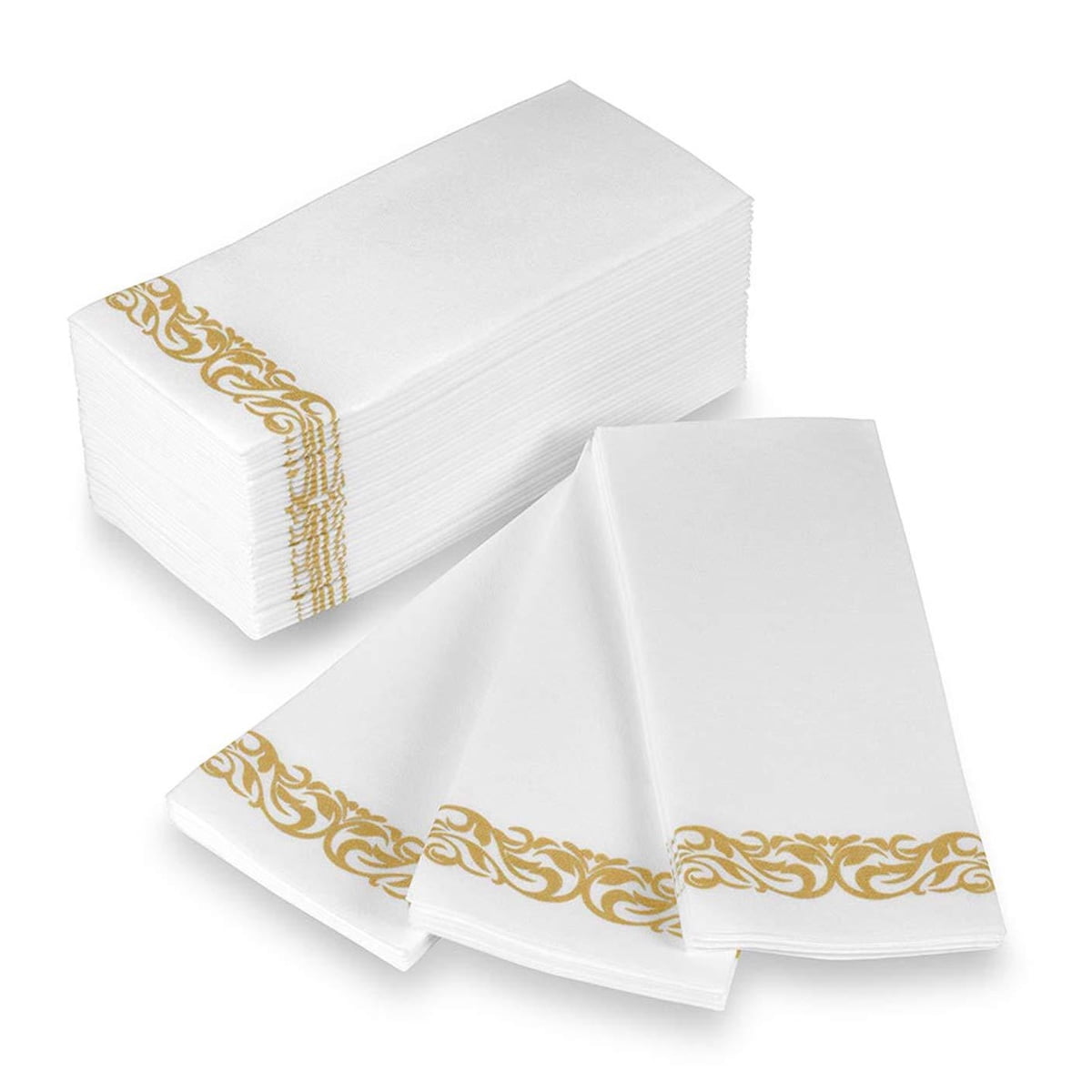 Servilletas desechables premium para baño, papel similar a la tela ...