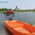 HP 8HP 4-Stroke Outboard Motor - 196cc Gasoline Engine, Fishing Boat ...