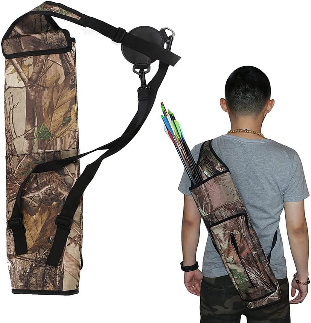 Arrow Quiver Camouflage Adjustable Archery Bag Hunting Back Arrow ...