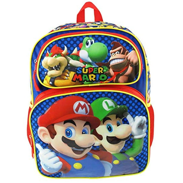 KBNL - Mario - Backpack - Super Mario Bros - Mario Madness 16" New ...