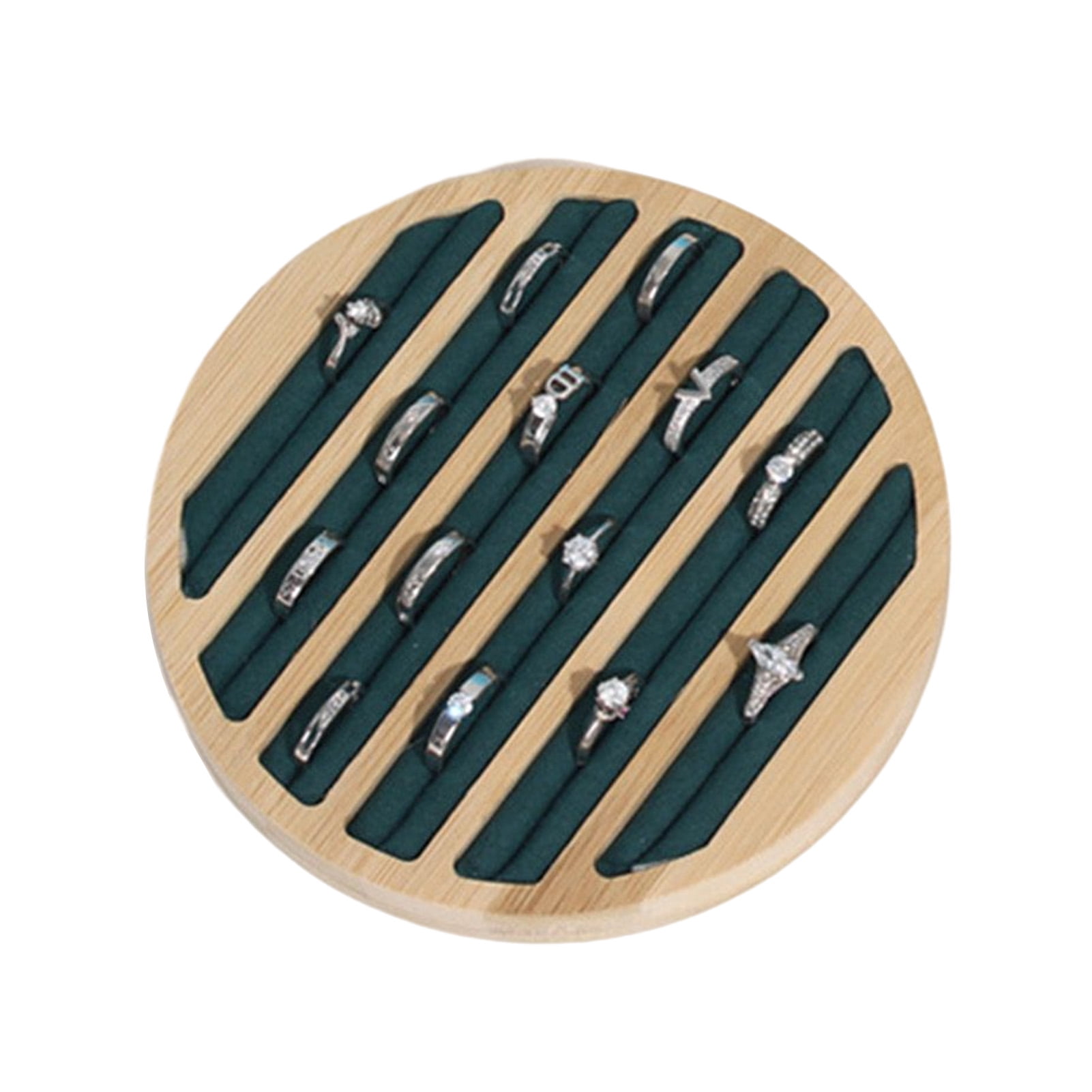 Anvazise Ring Display Showcase Stylish Simplicity Solid Wood Large ...