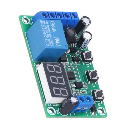 12V DC Current Detection Module Digital Display Current Sensor Module Relay Module Voltage ...