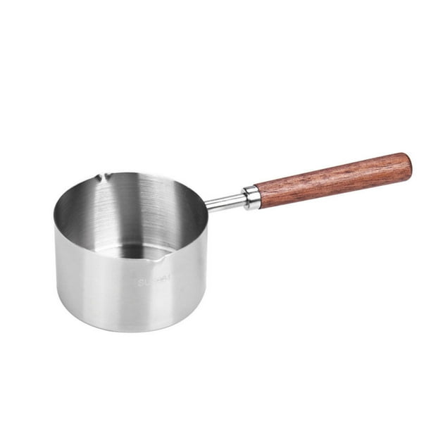 facefd Oil Pots Butter Warmer Stainless Stovetop Camping Boiling Steel ...