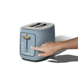 Beautiful 2 Slice Toaster with Touch-Activated Display, Cornflower Blue ...
