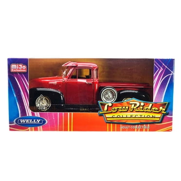 1958 Chevrolet Apache Fleetside Pickup Truck Lowrider Gray with Red Top ...