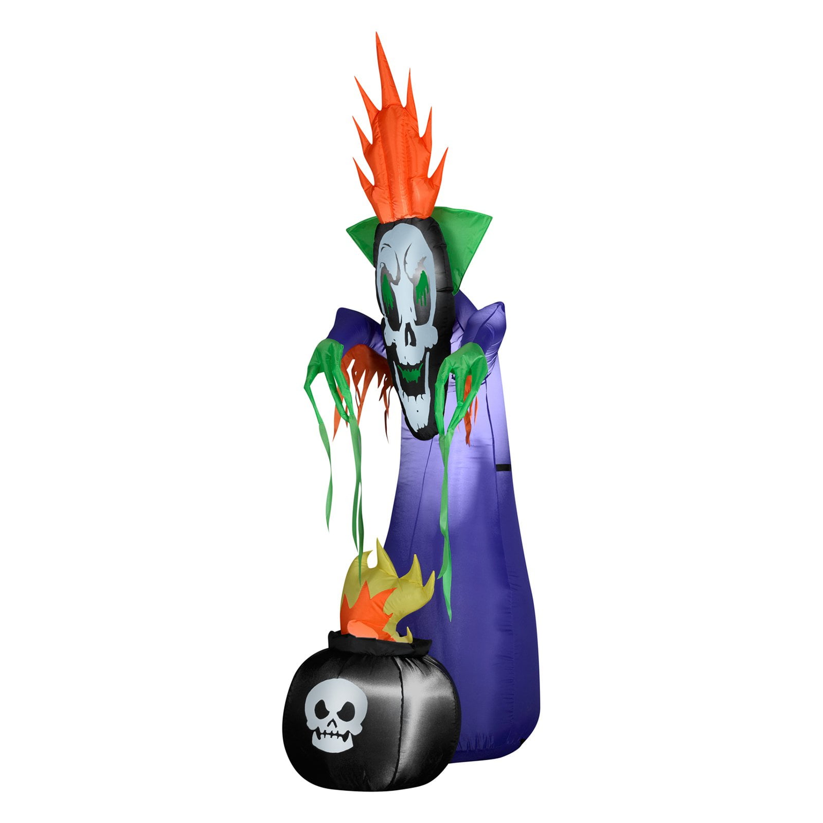 Gemmy Airblown Haunting Reaper with Cauldron Inflatable - Walmart.com