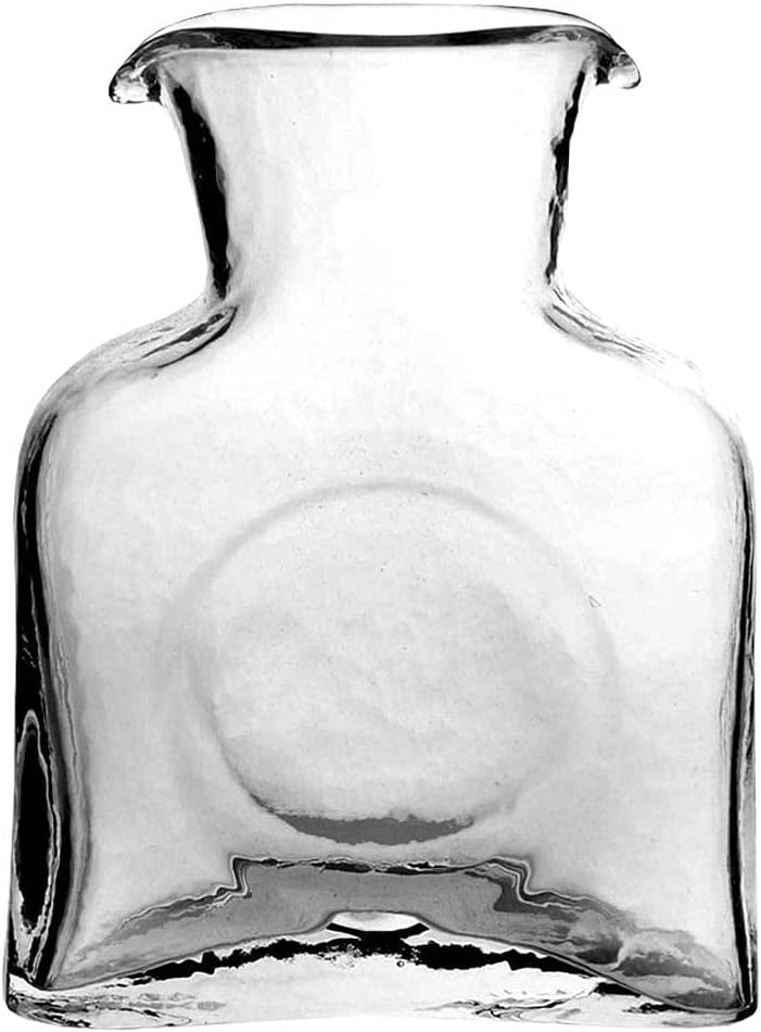 Blenko Mini Glass Water Bottle, Crystal (0384M00101) - Walmart.com