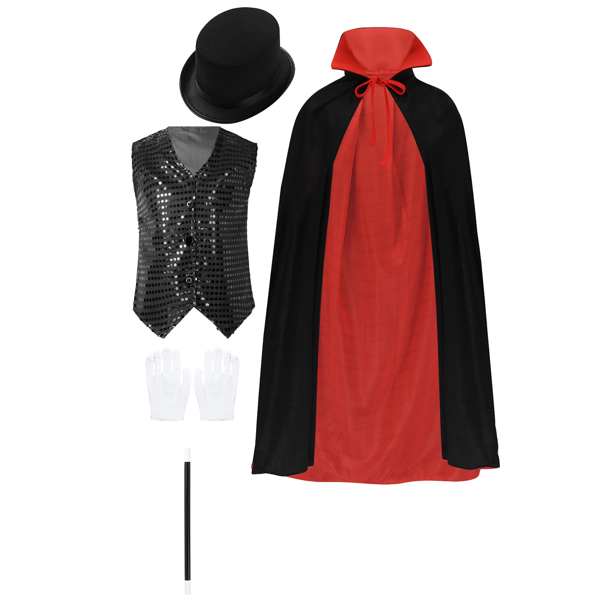 Click here for Riismen Kids Boys Girls Magician Costume Cape Wais... prices