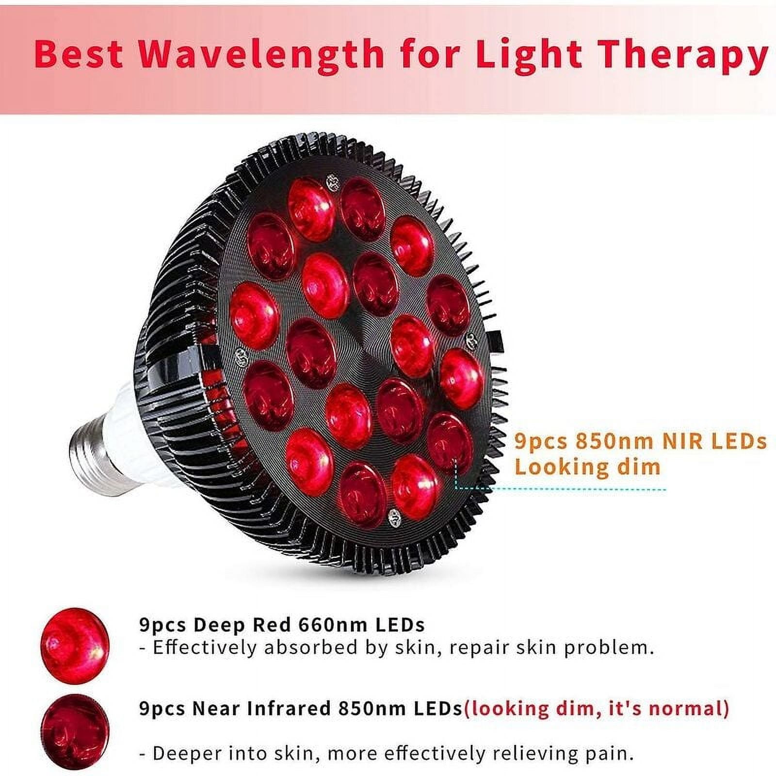 Lámpara de terapia de luz roja con mejores resultados, alivio del dolor ...