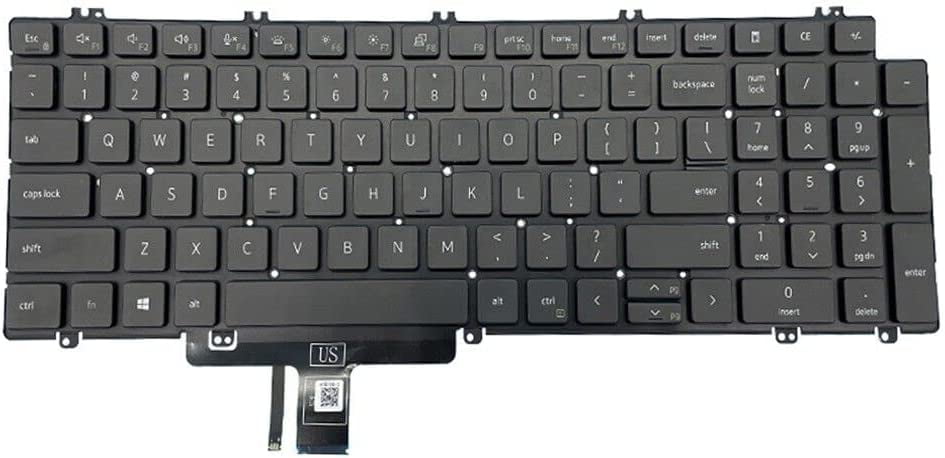 New US Black English Backlit Backlight Laptop Keyboard (Without ...
