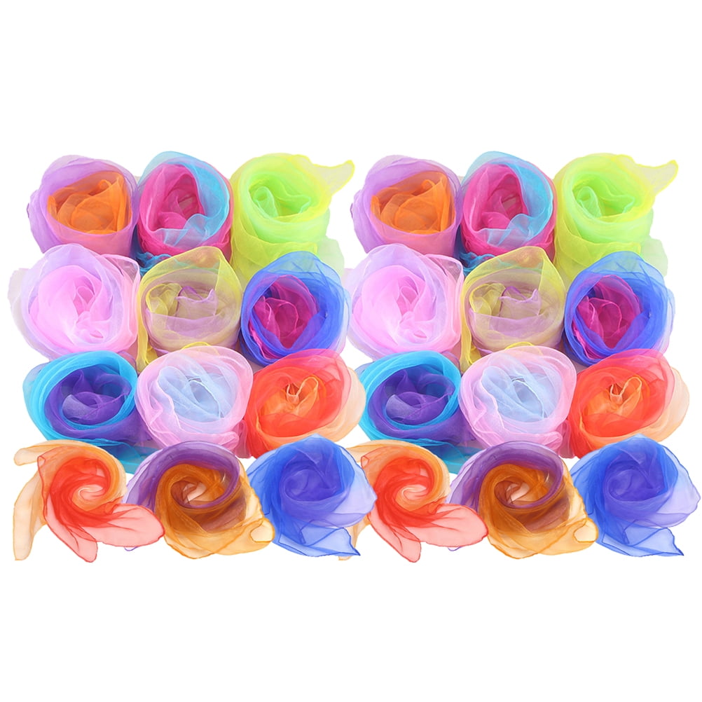 Click here for Hcyz 24pcs Gradient Color Dance Scarves Juggling S... prices