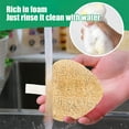 Loofah Brush Double Sided Thick Dish wash Cloth ,Heavy Duty Dish ...