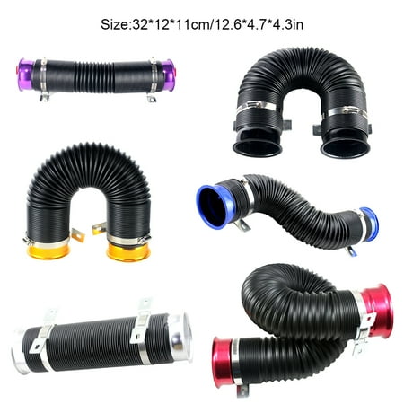 Car Cold Air Intake Hose Engine Hoses Universal Auto Inlet Duct Pipe ...
