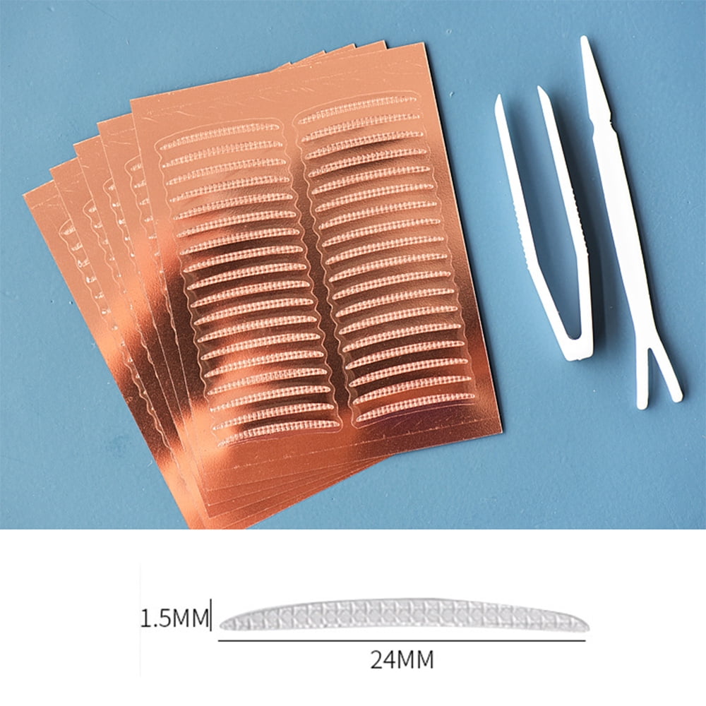 3mm Double Eyelid Stickers Natural Fiber Eyelid Contour Stickers for ...