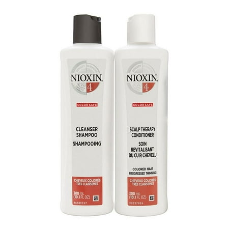 Nioxin System 4 Shampoo and Conditioner Duo 10.1oz/300ml | Walmart Canada