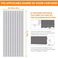 100% Blackout Accordion Door Invisible Sliding Glass Door Curtain for ...