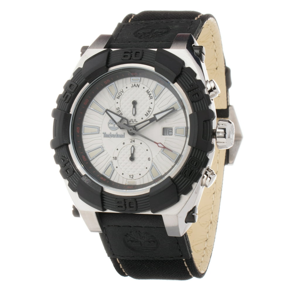 Timberland - WATCH TIMBERLAND STAINLESS STEEL WHITE BLACK MEN ...