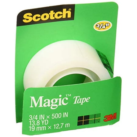 Scotch 3M 205 Magic Tape Refill, 3/4 x 500 Inches (Pack of 6) | Walmart ...