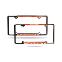 University of Texas Longhorns EZ View Chrome Metal (Set of 2) License ...