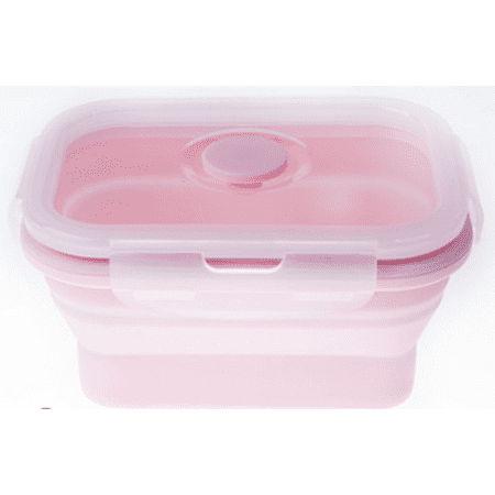 Collapsible Silicone Food Storage Container Stackable - Space Saving ...
