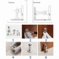3Packs Magnetic Door Stop Stopper Holder Catch Fitting Screws Home ...