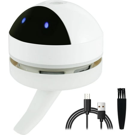 Mini Desktop Vacuum Cleaner 1200mAh Handheld Desktop Sweeper Detachable ...