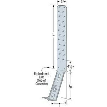 50 Pack Simpson Strong Tie HTS20 20" Heavy Twist Strap - Walmart.com
