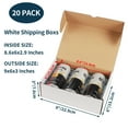 Walmart 9x6x3 White Corrugated Cardboard Shipping Boxes, Bulk Set of 20 ...