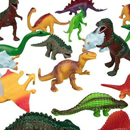 Dinosaur Action Figures - Big Bucket of Dinosaurs - Huge 30 Piece Set ...