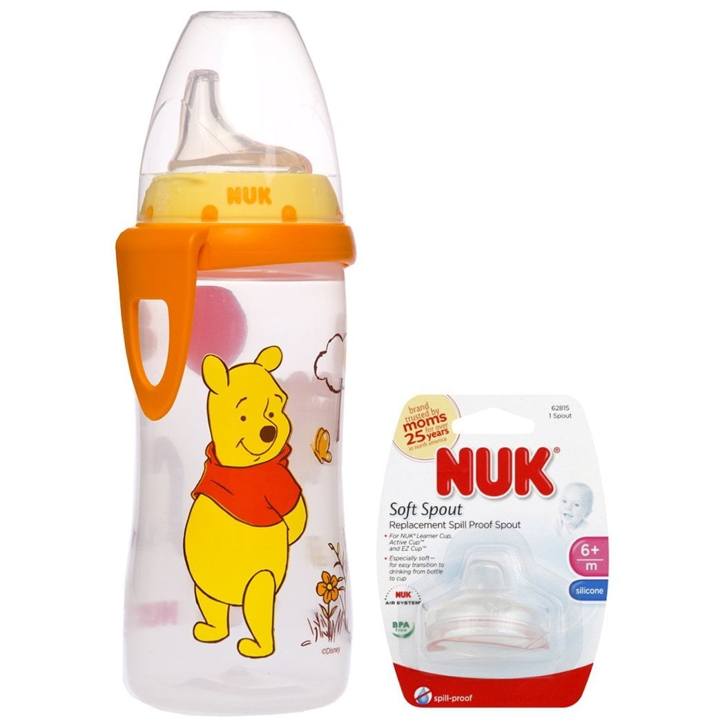 NUK Disney Mickey Mouse Silicone Orthodontic Pacifier, Set of 2, 6-18 ...