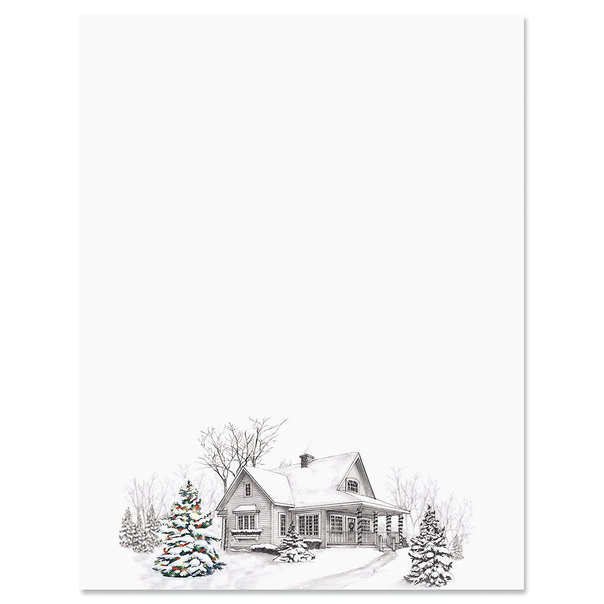 Christmas Letter Stationery