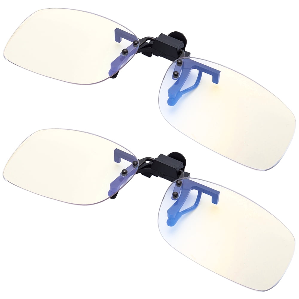 EYEGUARD Blue Light Filter Clip-on Computer Gamer Glasses Strain Relief ...