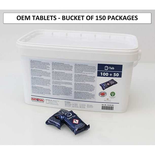 RATIONAL Care Tabs OEM for Self Cooking Center 150 Tab Bucket - Walmart ...